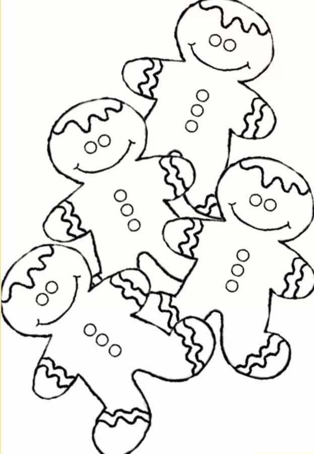 Coloriage Bonhomme pain d'épice. 70 images à imprimer gratuitement