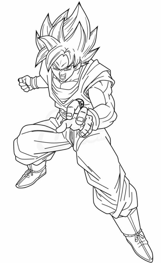 Goku Coloring Pages