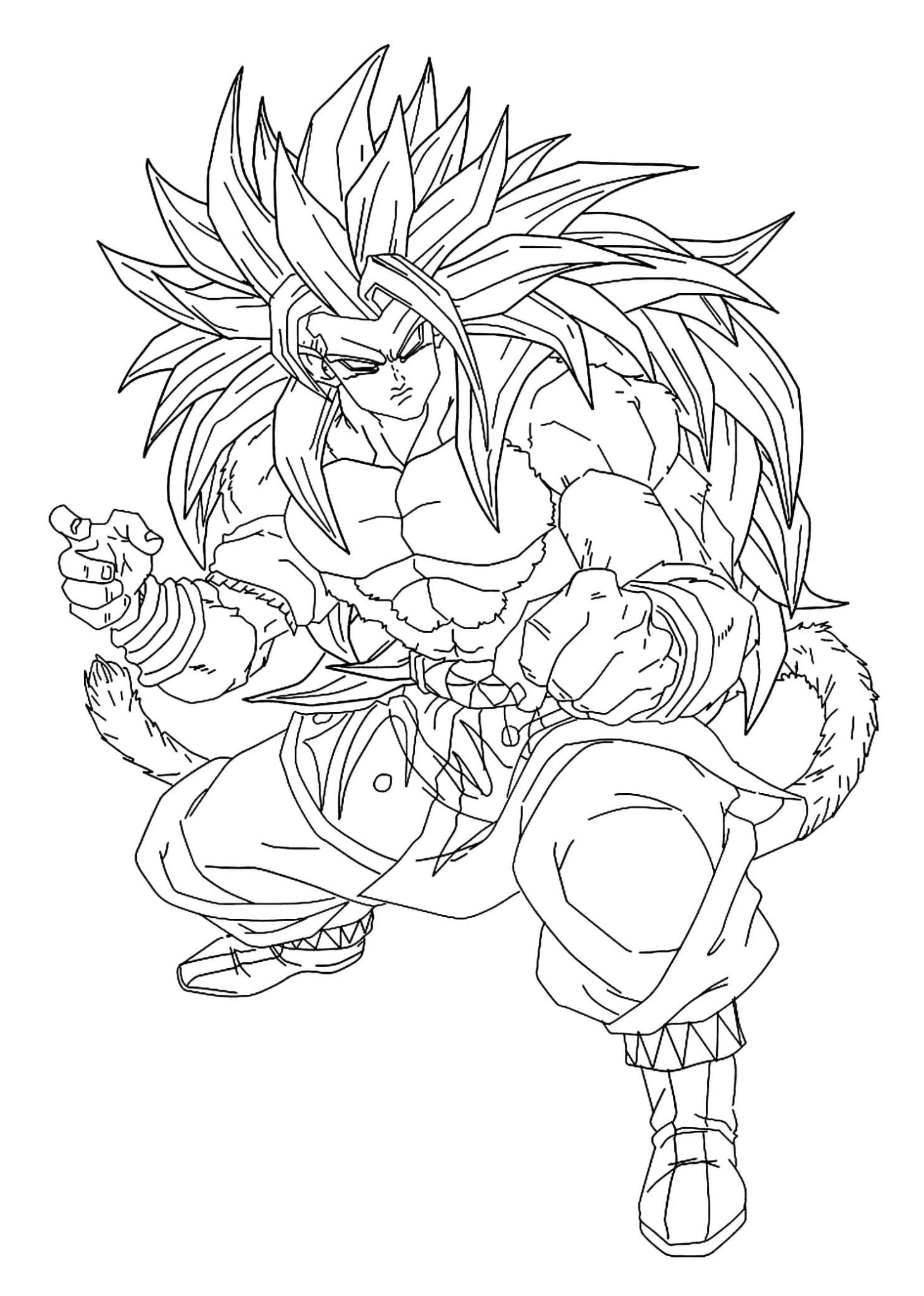 Goku Coloring Pages