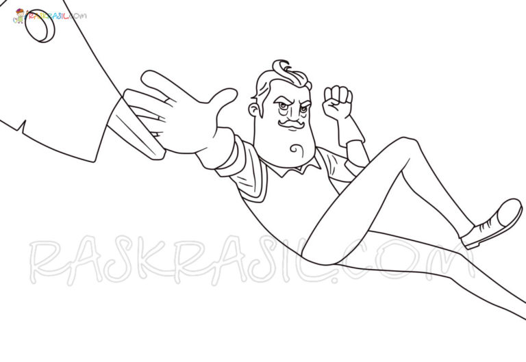 Hello Neighbor Coloring Pages. 22 New Images Free Printable