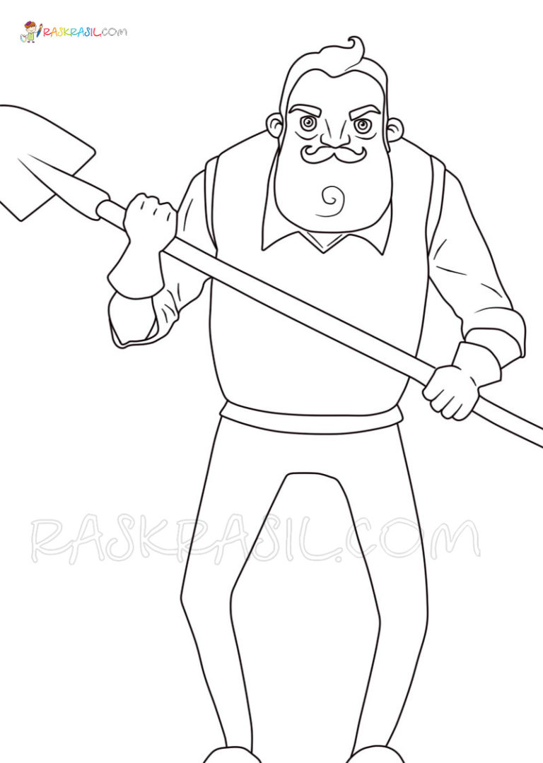 Hello Neighbor Coloring Pages. 22 New Images Free Printable