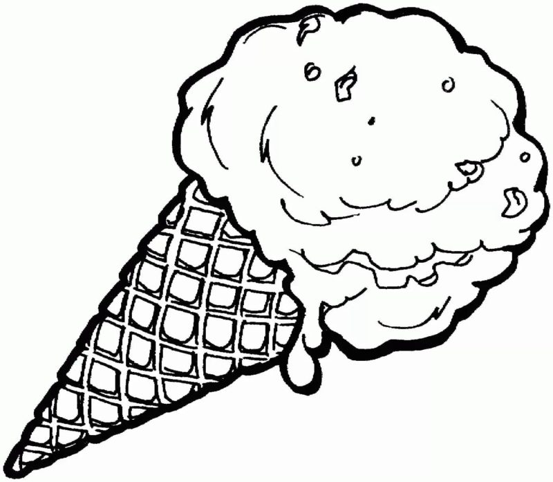 Disegni di Gelato da colorare - 100 immagini per la stampa gratuita