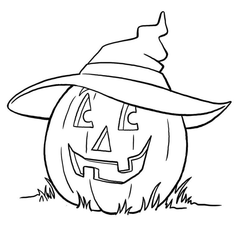 Coloriage Halloween Citrouille à imprimer