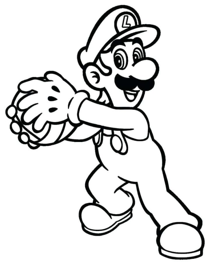 Coloriage Luigi - 55 images à imprimer gratuitement