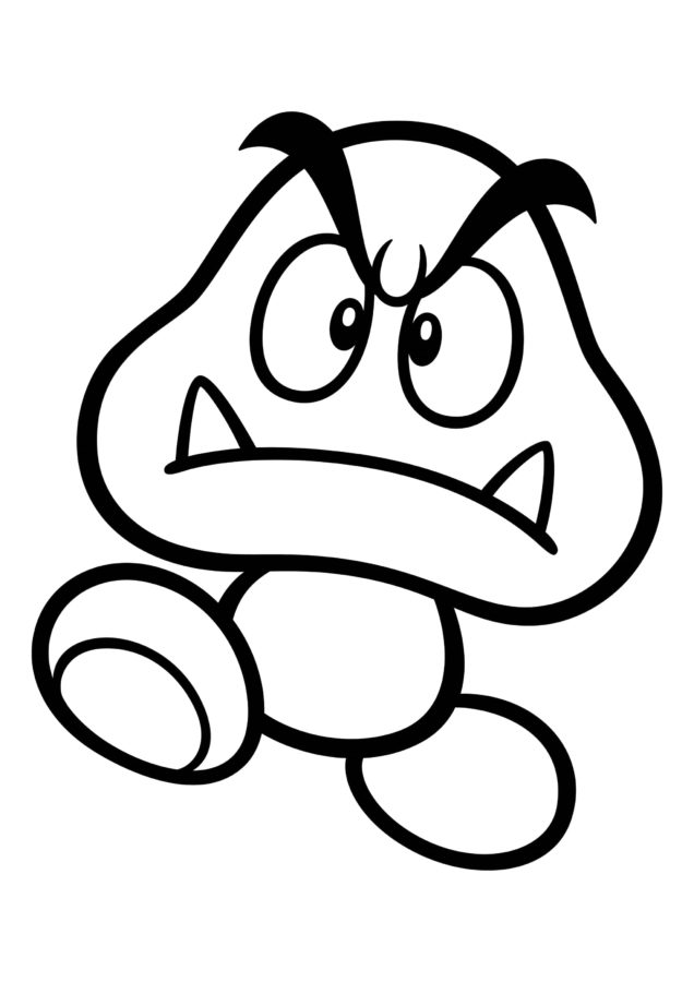 Super Mario Bros Coloring Pages