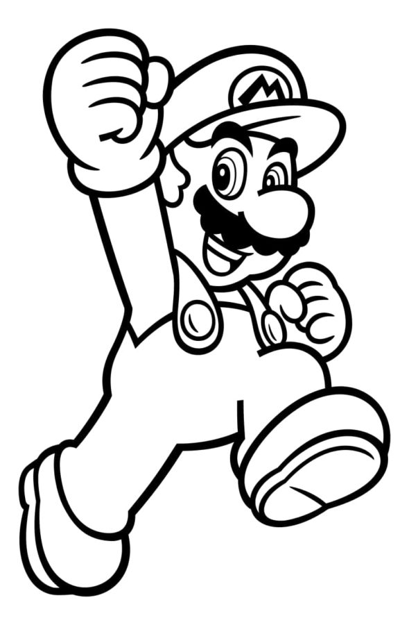 Super Mario Bros Coloring Pages