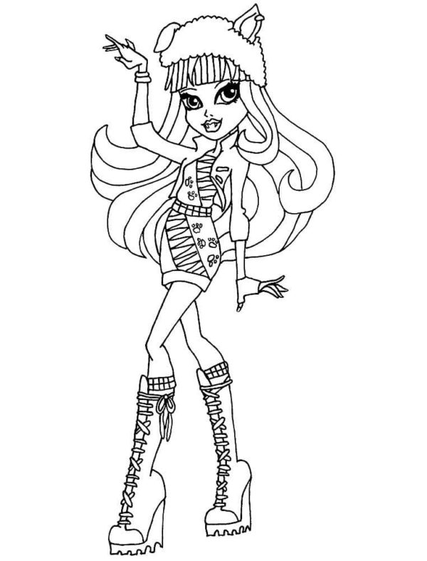 Monster High Coloring Pages | 100 images Free Printable