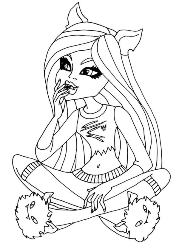 Monster High Coloring Pages | 100 images Free Printable