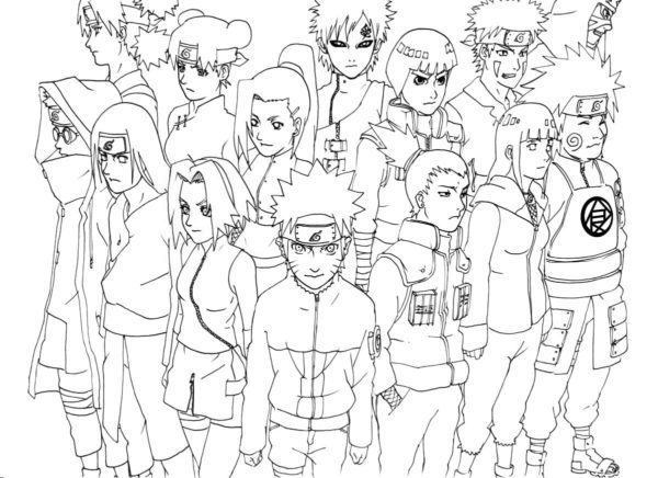 Naruto Coloring Pages | Free Printables