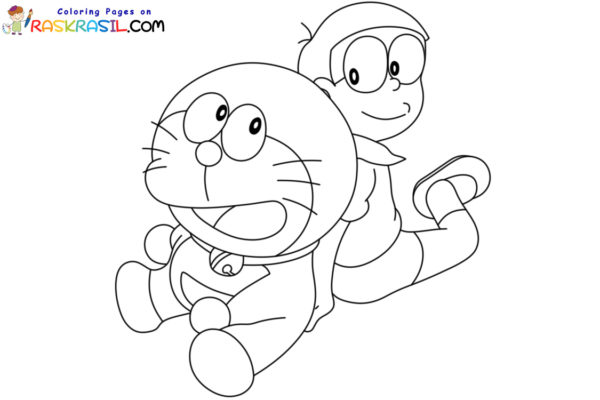 Disegni di Doraemon da colorare