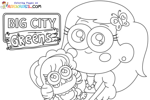 Big City Greens Coloring Pages
