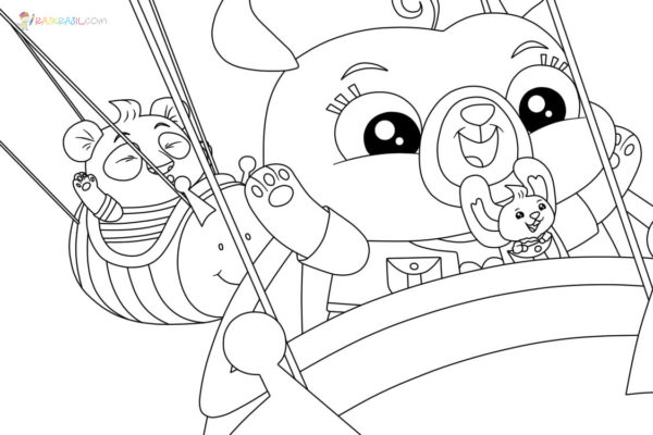 Chip and Potato Coloring Pages