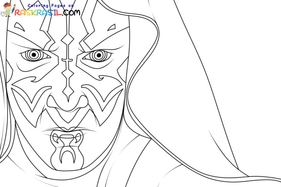 Darth Maul Coloring Pages