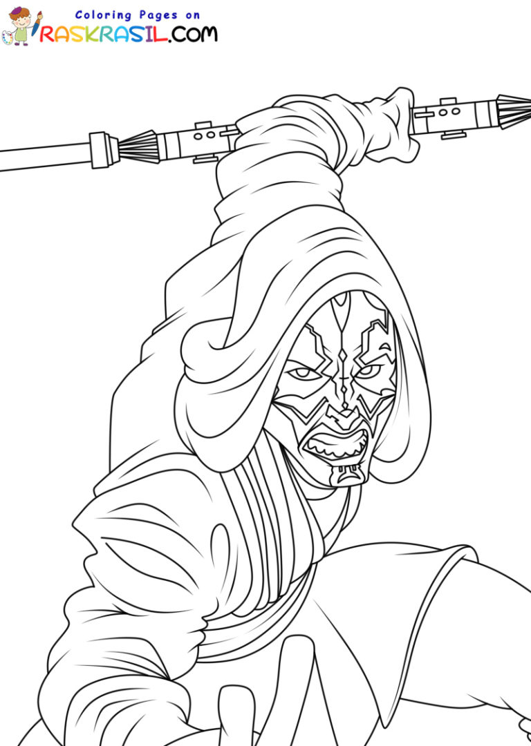 Darth Maul Coloring Pages