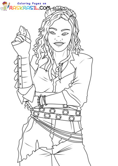 Descendants Coloring Pages