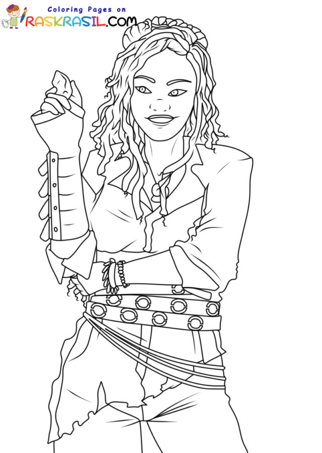 Descendants Coloring Pages