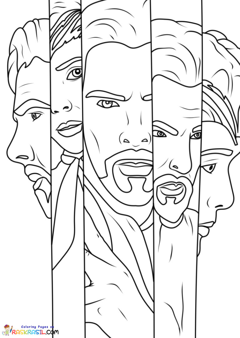 Disegni di Doctor Strange da colorare
