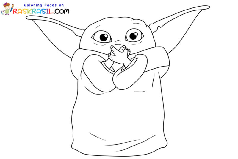 Grogu Coloring Pages