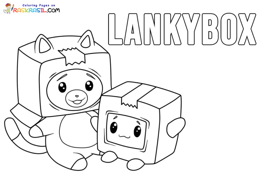 LankyBox Coloring Pages | Free Printables
