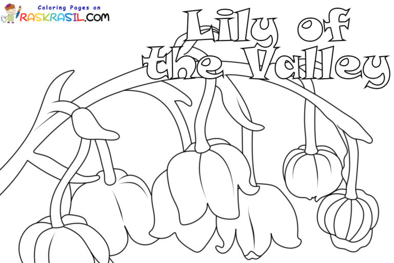 Lily of the Valley Coloring Pages