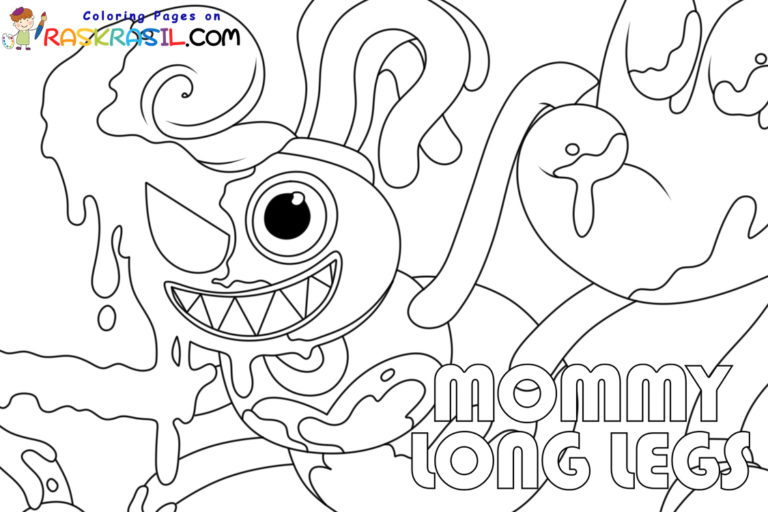Mommy Long Legs Coloring Pages
