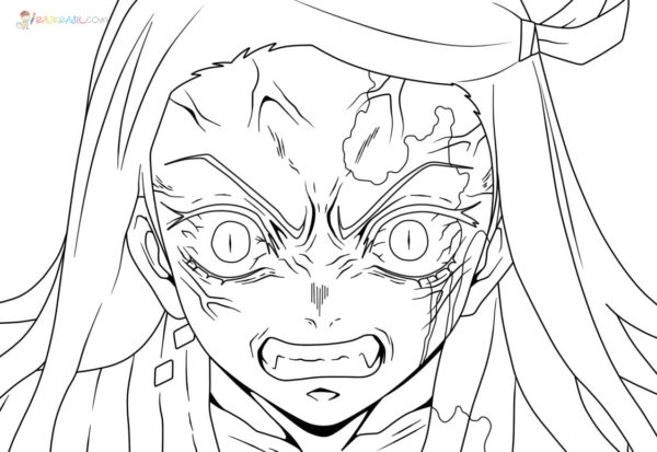Nezuko Coloring Pages | 65 Picrures Free Printable