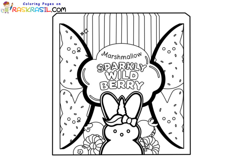 Peeps Coloring Pages