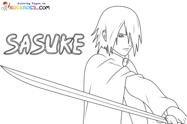 Sasuke Coloring Pages