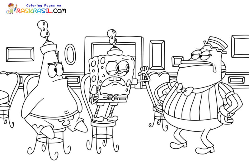 Disegni di Spongebob da colorare