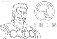Thor Coloring Pages | 110 Pictures Free Printable