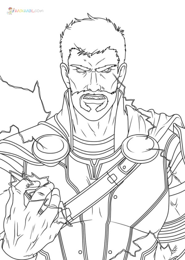 Thor Coloring Pages | 110 Pictures Free Printable