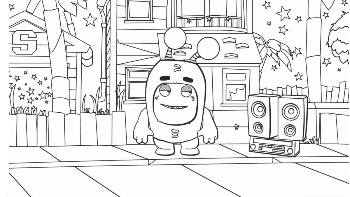 Dibujos de Oddbods para Colorear