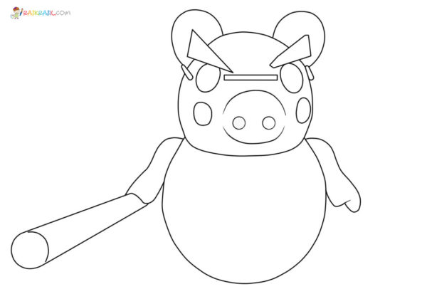 Piggy Roblox Coloring Pages | New images Free Printable