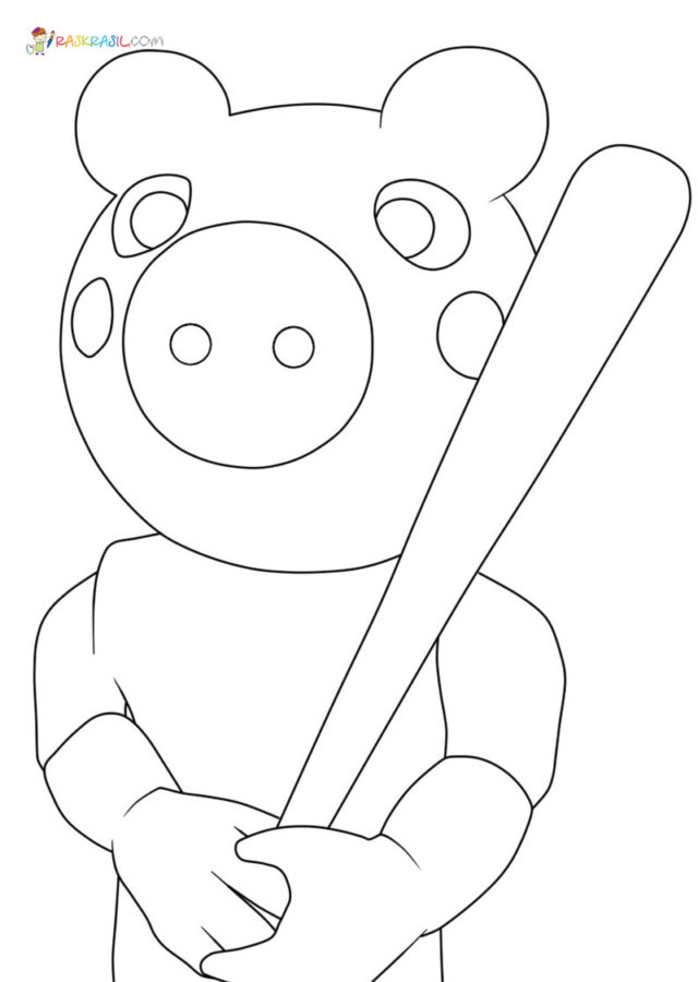 Piggy Roblox Coloring Pages | New images Free Printable