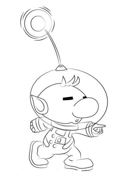 Pikmin 3 Deluxe Coloring Page | New images Free Printable