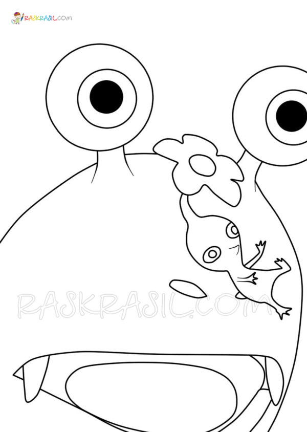 Pikmin 3 Deluxe Coloring Page | New images Free Printable