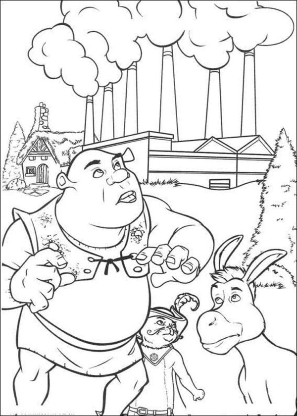 Disegni di Shrek da colorare - 100 immagini per la stampa gratuita