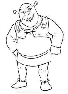 Disegni di Shrek da colorare - 100 immagini per la stampa gratuita