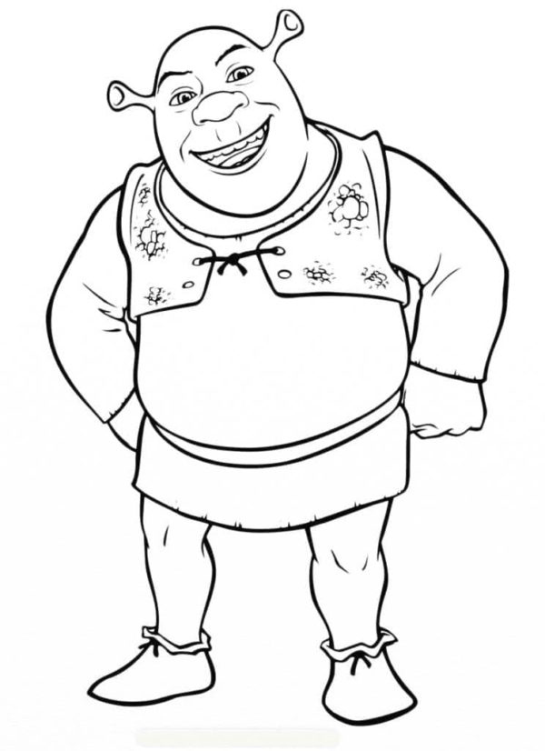 Disegni di Shrek da colorare - 100 immagini per la stampa gratuita