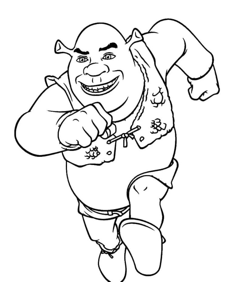 Disegni di Shrek da colorare - 100 immagini per la stampa gratuita