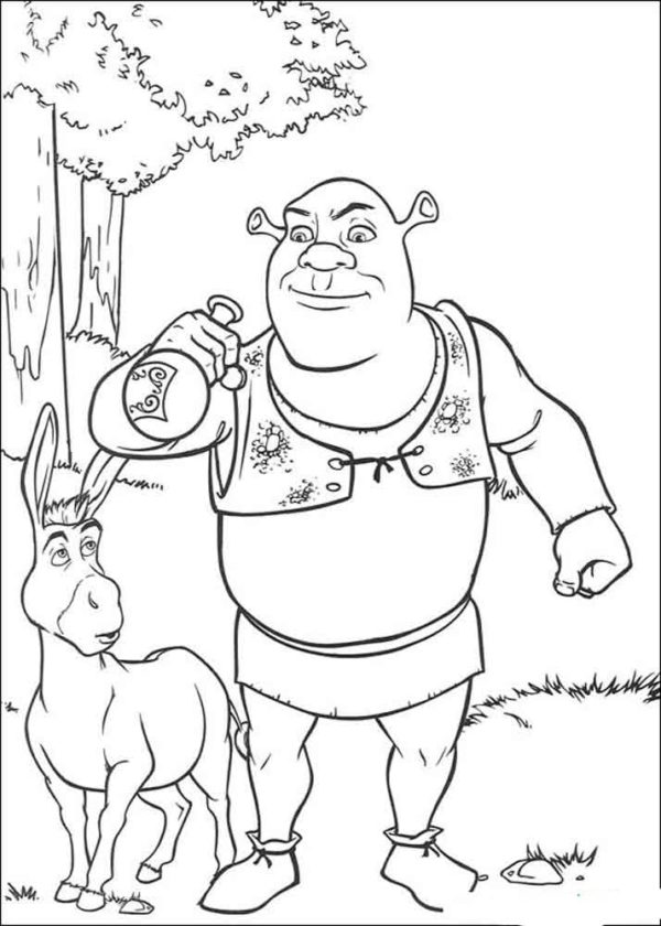 Coloriage Shrek - 100 images pour une impression gratuite