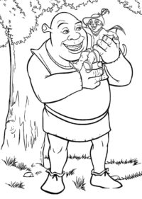 Disegni di Shrek da colorare - 100 immagini per la stampa gratuita