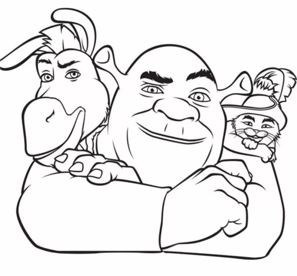 Disegni di Shrek da colorare - 100 immagini per la stampa gratuita
