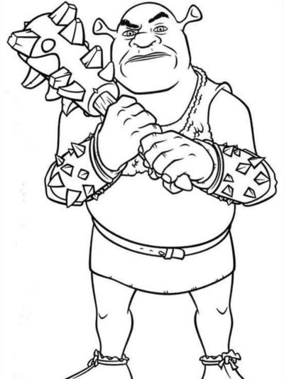 Disegni di Shrek da colorare - 100 immagini per la stampa gratuita