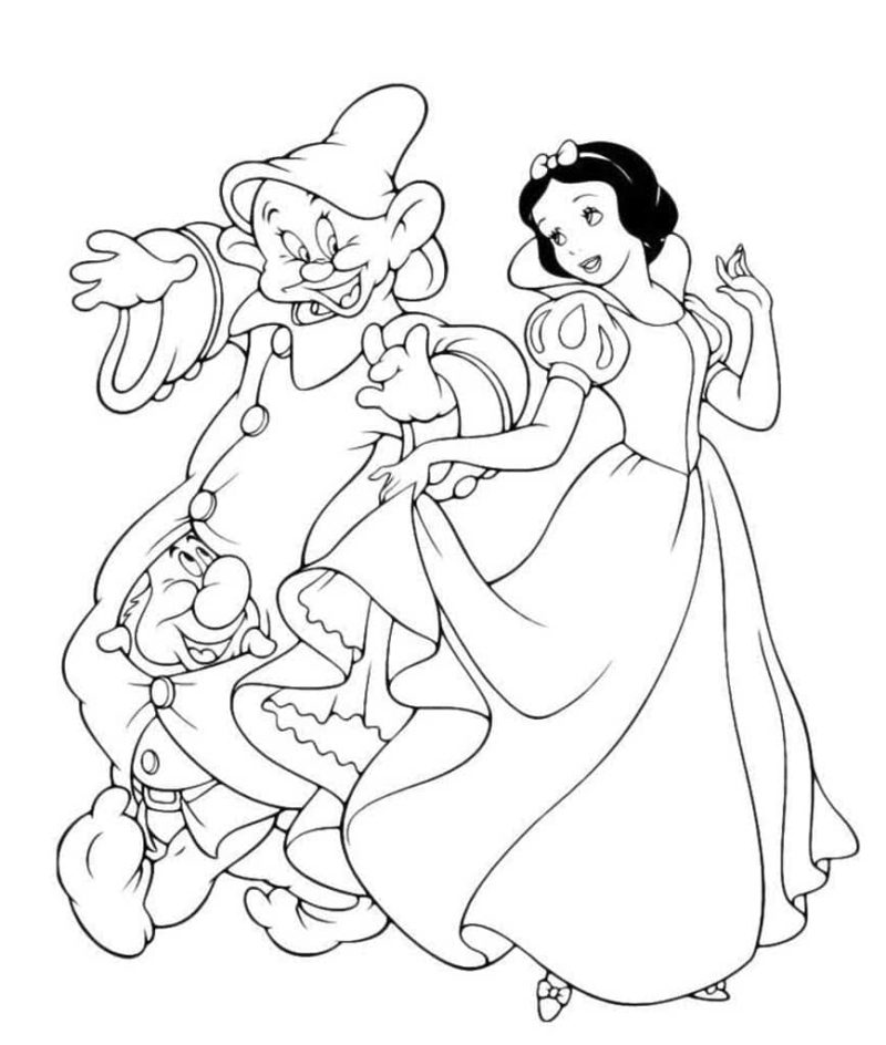 Snow White Coloring Pages | 100 Pictures Free Printable