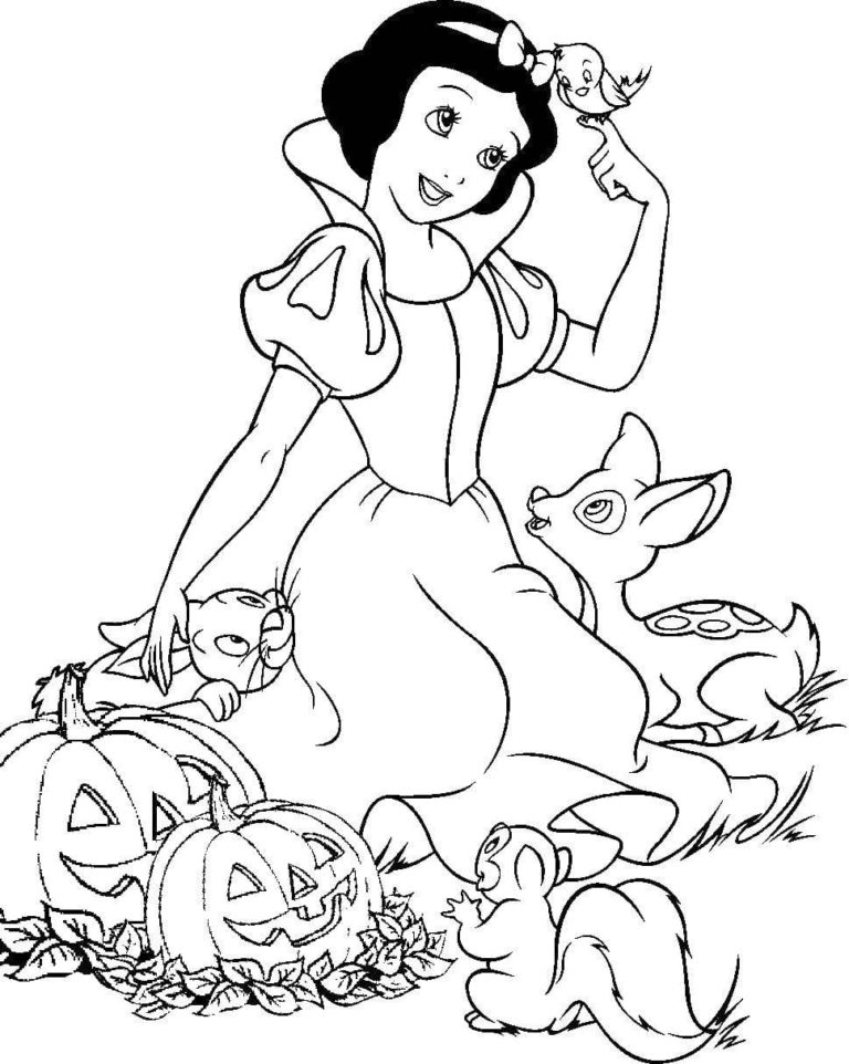 Snow White Coloring Pages | 100 Pictures Free Printable