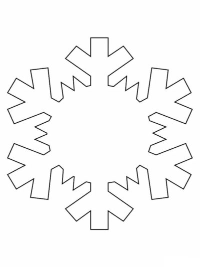Snøfnugg Fargeleggingsark