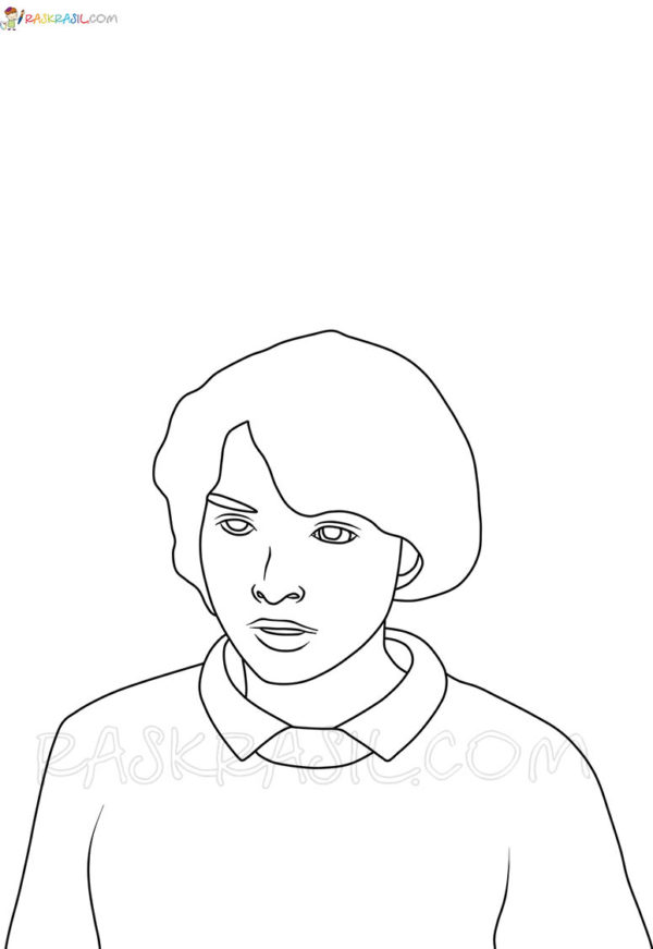 Stranger Things Coloring Pages