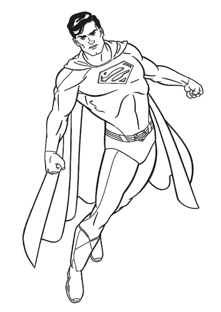 Desenhos do Superman para colorir - 110 imagens imprima gratuitamente