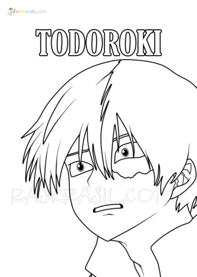 Todoroki Coloring Pages | 25 New Pictures Free Printable